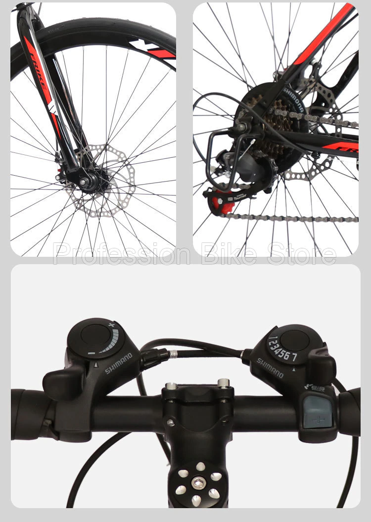 FRIKE ATX8816 Adult Race Road Bicycle 21 Speed Variable-Speed Mountain ...